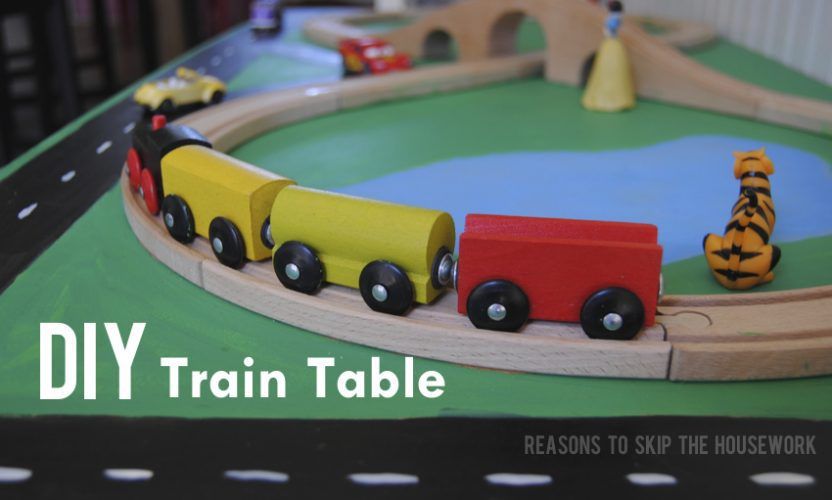 Make Your Own Train Table – REASONS TO SKIP THE HOUSEWORK