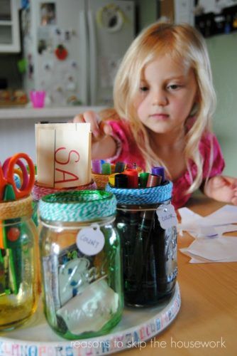 DIY Mason Jar Activity Organizer: Step-by-Step Tutorial – REASONS TO ...