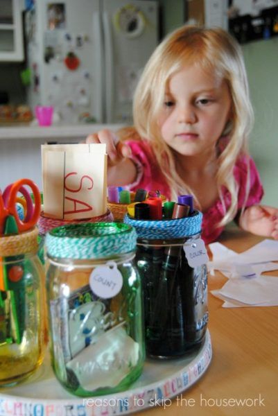 DIY Mason Jar Activity Organizer: Step-by-Step Tutorial – REASONS TO ...