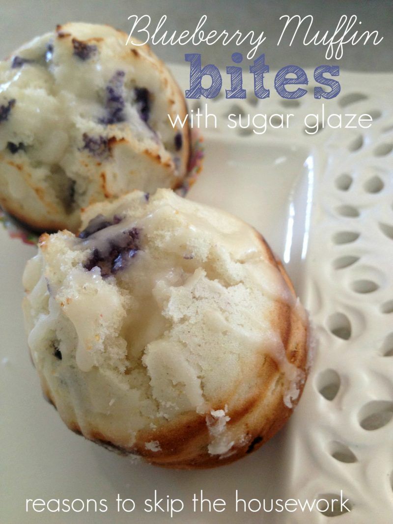 Blueberry Muffin Bites