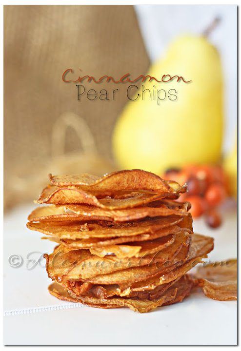 Cinnamon Pear Chips – REASONS TO SKIP THE HOUSEWORK