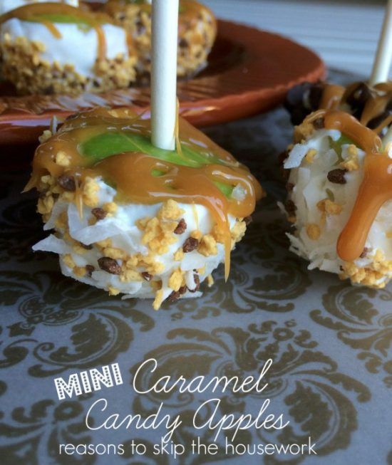 Mini Caramel Apples Recipe – REASONS TO SKIP THE HOUSEWORK