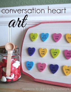 How to Make a Conversation Heart Art in Only 30 Minutes