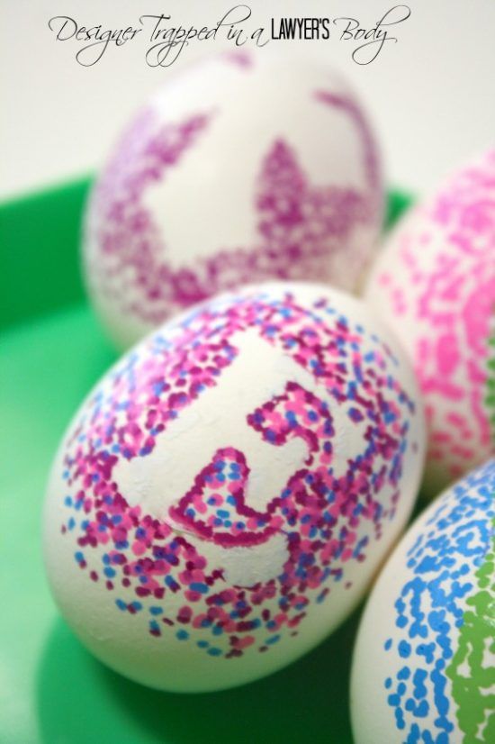 Dotted Easter Eggs – REASONS TO SKIP THE HOUSEWORK