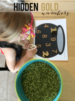 Pot of Gold Number Recognition – REASONS TO SKIP THE HOUSEWORK