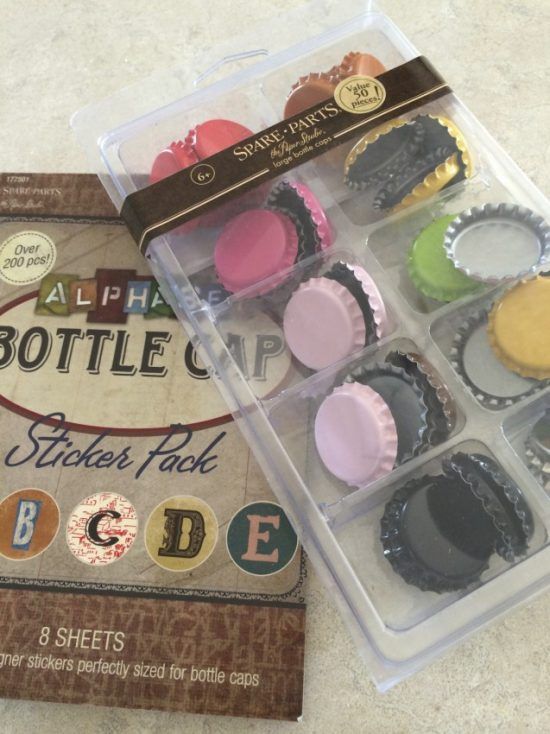Alphabet Bottle Caps – REASONS TO SKIP THE HOUSEWORK