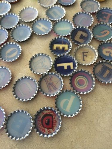 Alphabet Bottle Caps – REASONS TO SKIP THE HOUSEWORK