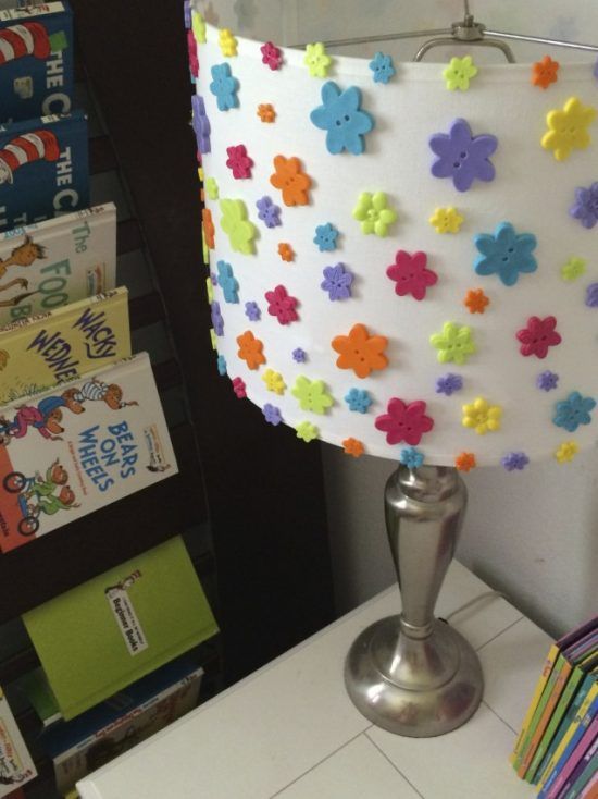 DIY Button Lampshade – REASONS TO SKIP THE HOUSEWORK