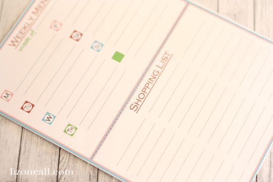Weekly Menu Plan Notepad – REASONS TO SKIP THE HOUSEWORK
