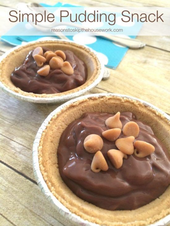 Simple Pudding Snack Recipe – REASONS TO SKIP THE HOUSEWORK