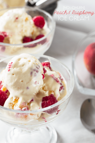 Peach and Raspberry Ice Cream – REASONS TO SKIP THE HOUSEWORK
