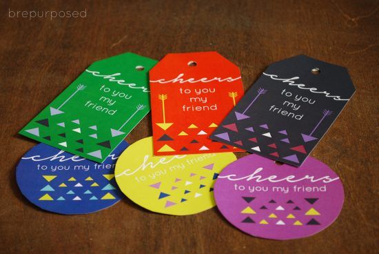 Free Drink Tag Printables – REASONS TO SKIP THE HOUSEWORK