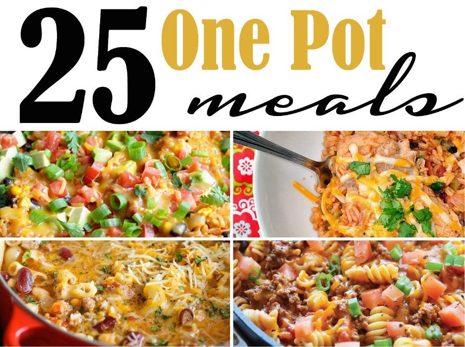 one pot meals – REASONS TO SKIP THE HOUSEWORK