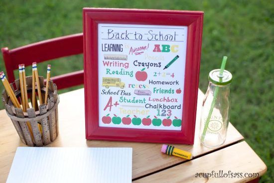 Back-to-School Subway Art: Free Printable – REASONS TO SKIP THE HOUSEWORK