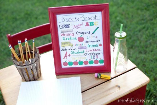 Back-to-School Subway Art: Free Printable – REASONS TO SKIP THE HOUSEWORK