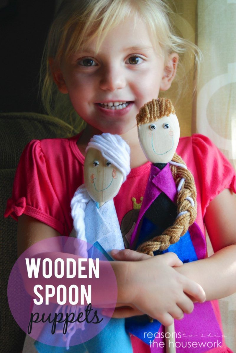 Wooden Spoon Puppets – REASONS TO SKIP THE HOUSEWORK