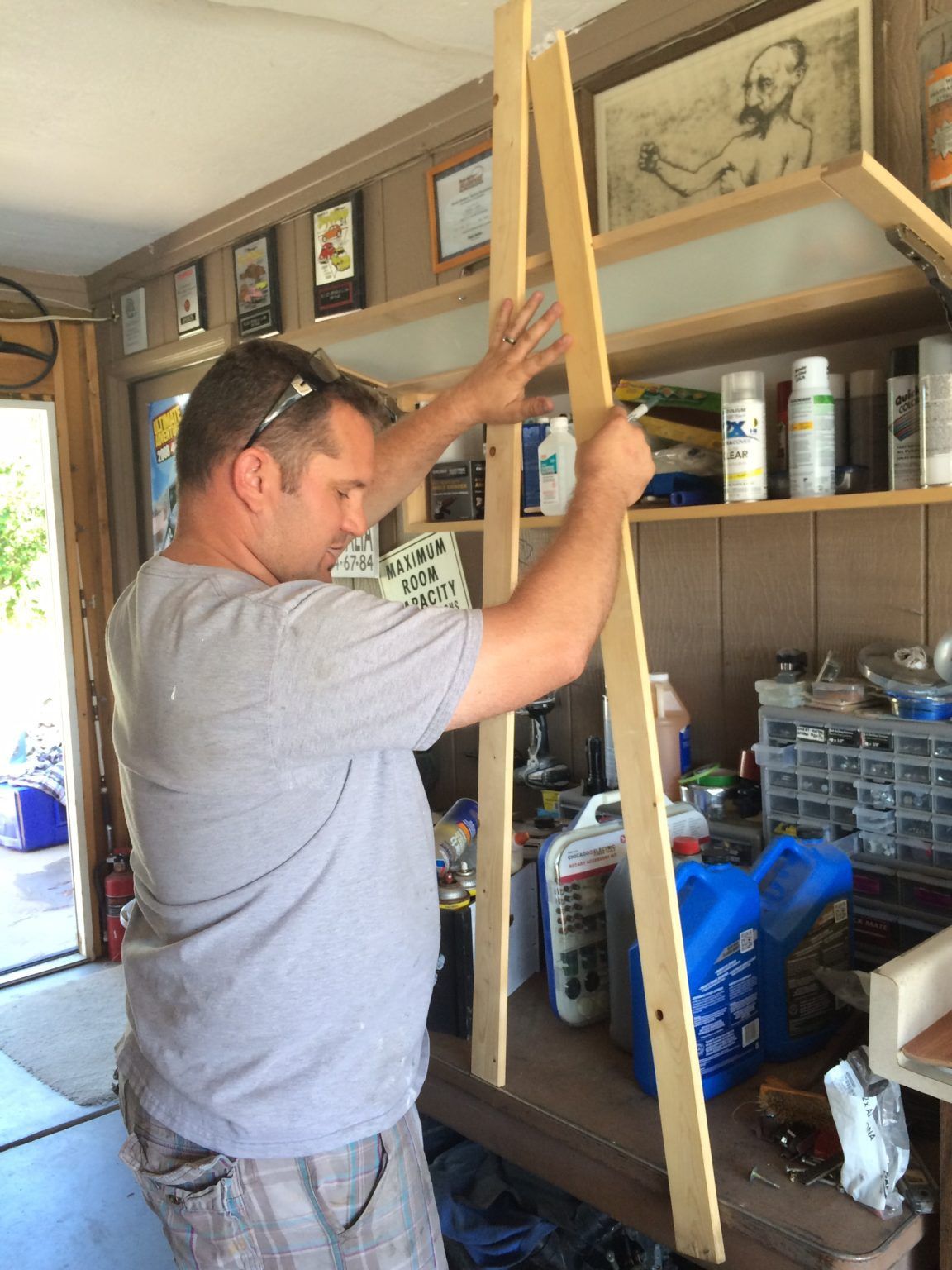 DIY Ladder Shelf Tutorial with Images – REASONS TO SKIP THE HOUSEWORK