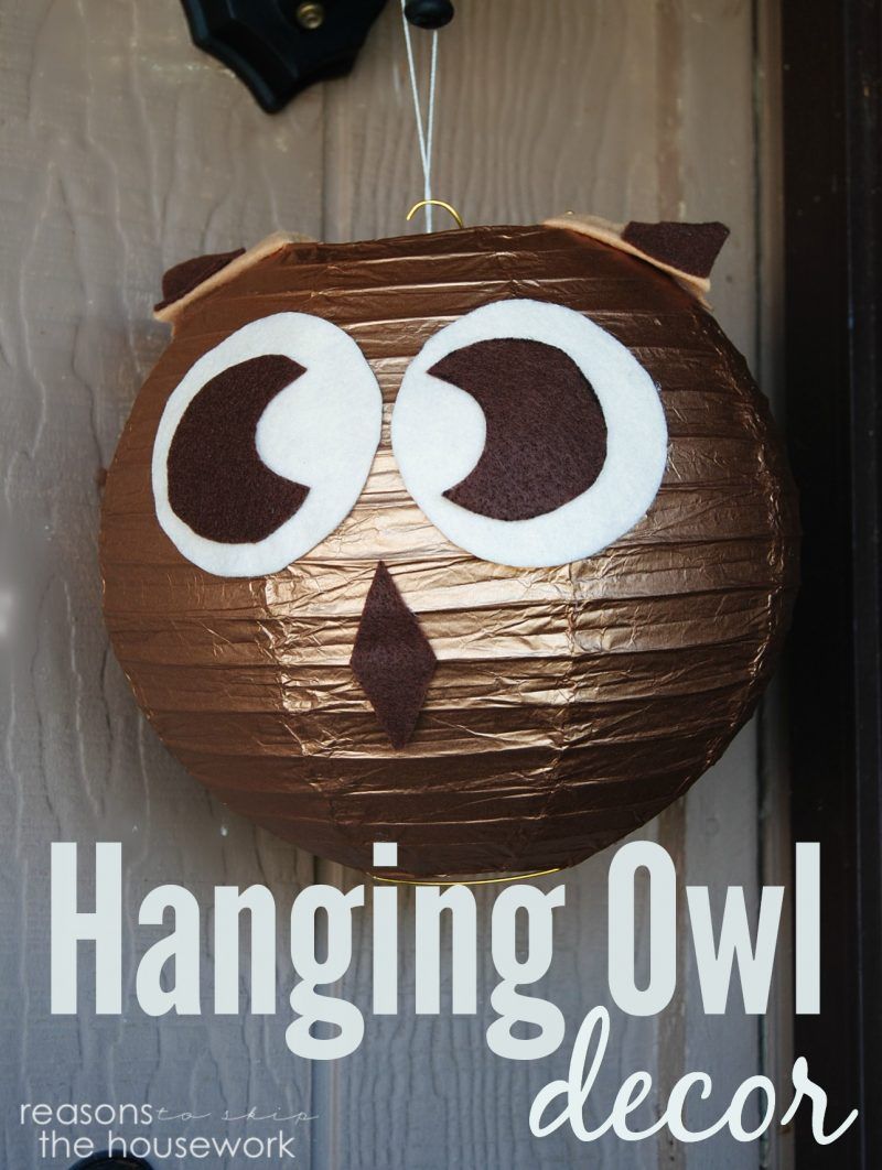 DIY Owl Decor: Easy Step-by-Step Tutorial – REASONS TO SKIP THE HOUSEWORK