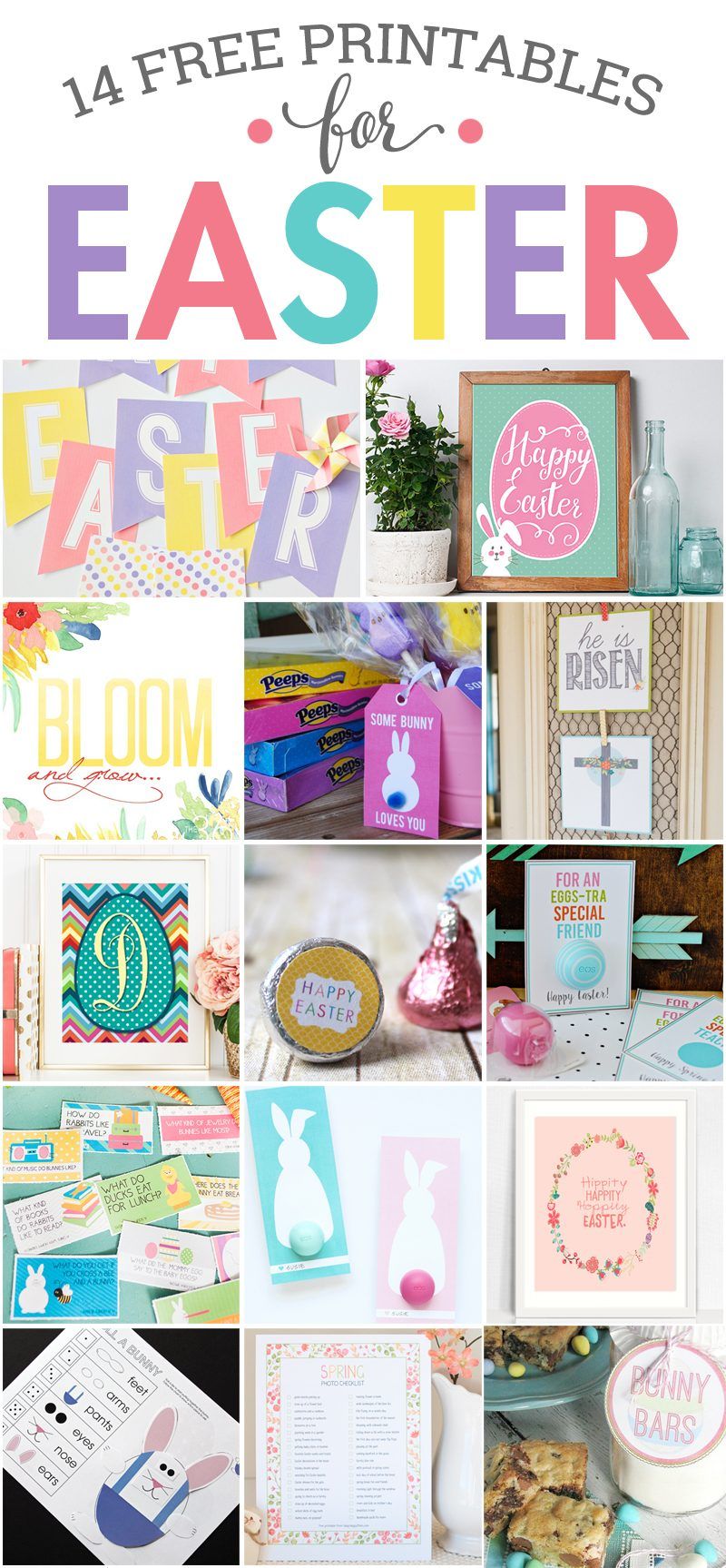 Free Easter Printables – REASONS TO SKIP THE HOUSEWORK