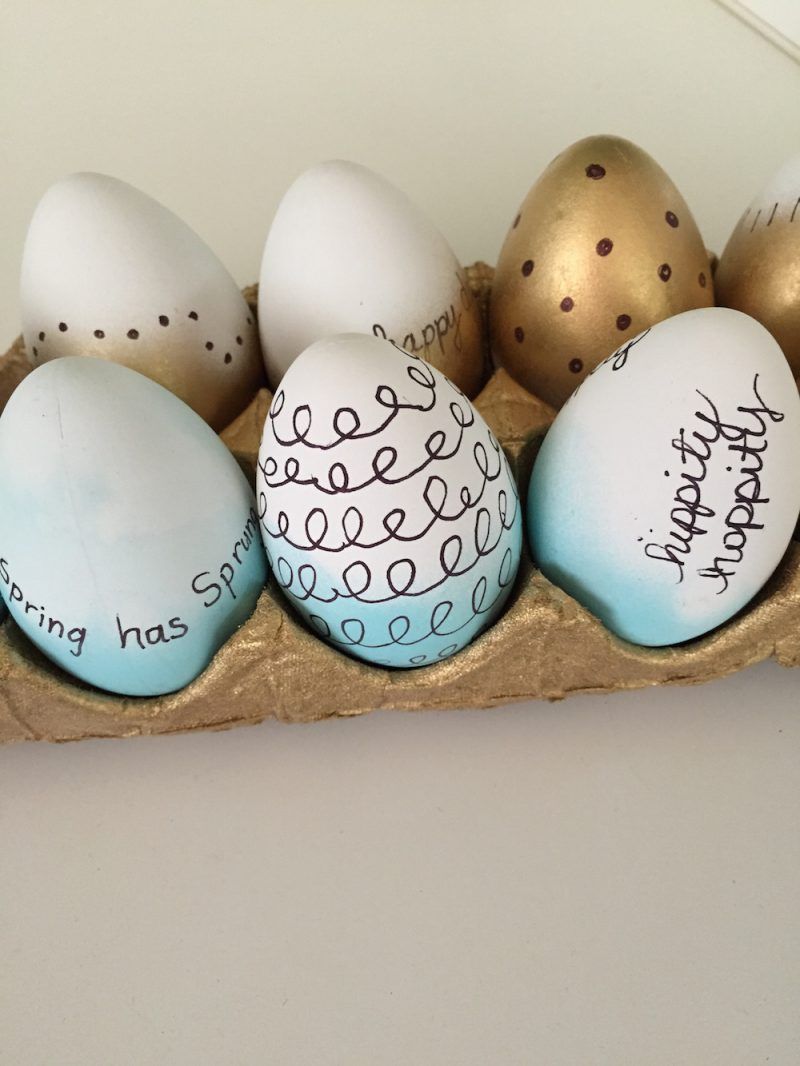 Spray Painted Easter Eggs – REASONS TO SKIP THE HOUSEWORK