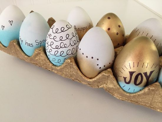 Spray Painted Easter Eggs – REASONS TO SKIP THE HOUSEWORK