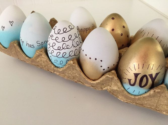 Spray Painted Easter Eggs – REASONS TO SKIP THE HOUSEWORK