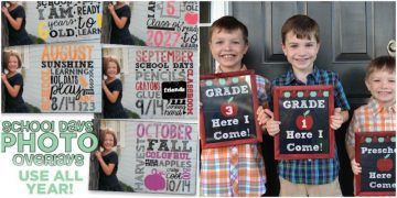 First Day of School Photos – REASONS TO SKIP THE HOUSEWORK