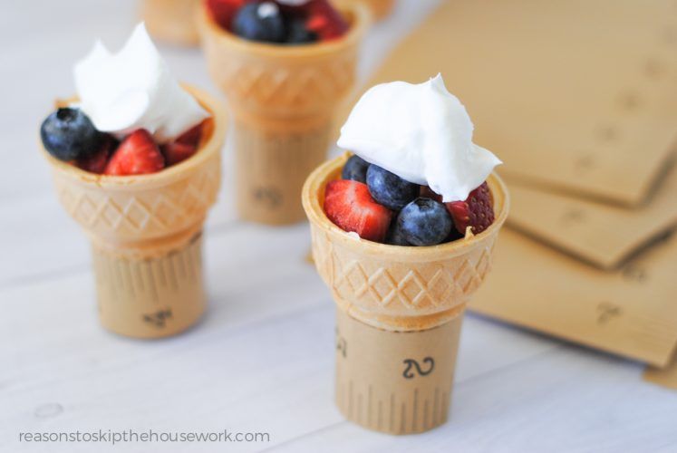 How to Make Fruit Cones in Only a Few Minutes – REASONS TO SKIP THE ...
