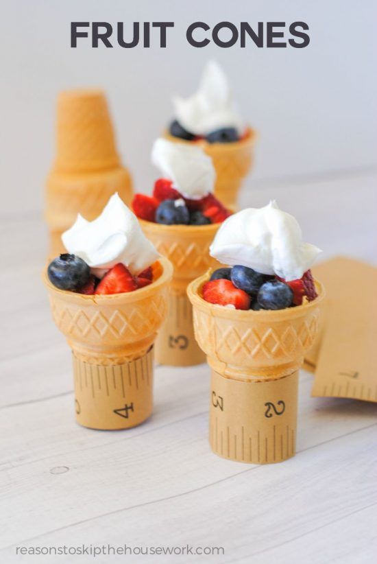 How to Make Fruit Cones in Only a Few Minutes – REASONS TO SKIP THE ...