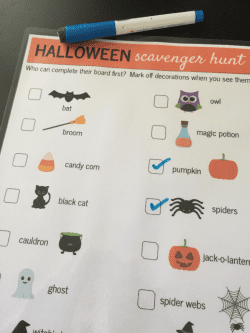 Halloween Scavenger Hunt – REASONS TO SKIP THE HOUSEWORK