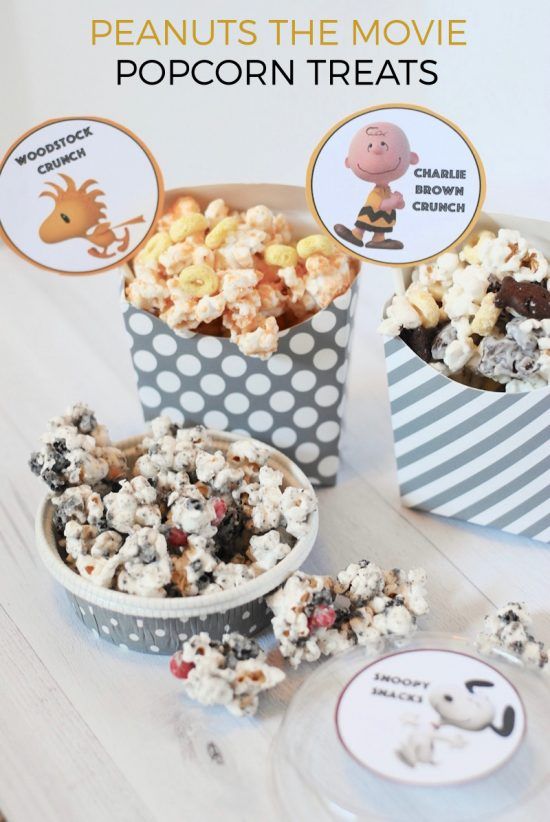 Peanuts Character Popcorn Treats – REASONS TO SKIP THE HOUSEWORK