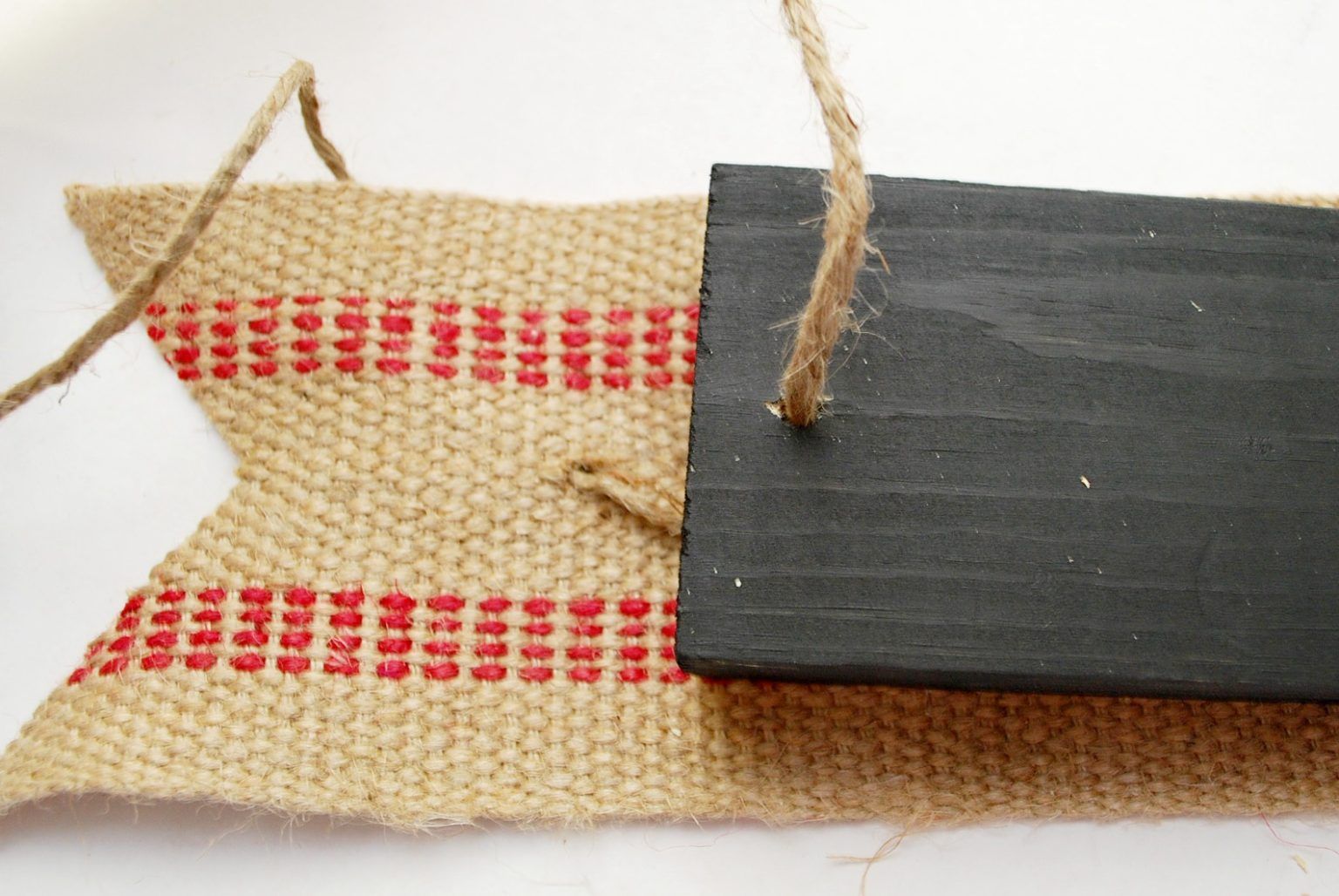 DIY Burlap-Trimmed Chalkboard Label – REASONS TO SKIP THE HOUSEWORK