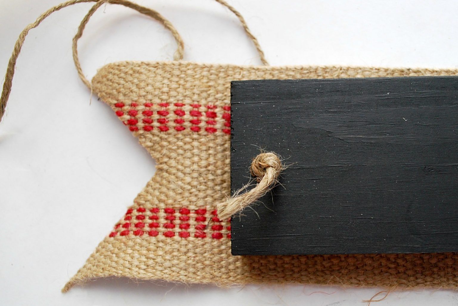 DIY Burlap-Trimmed Chalkboard Label – REASONS TO SKIP THE HOUSEWORK