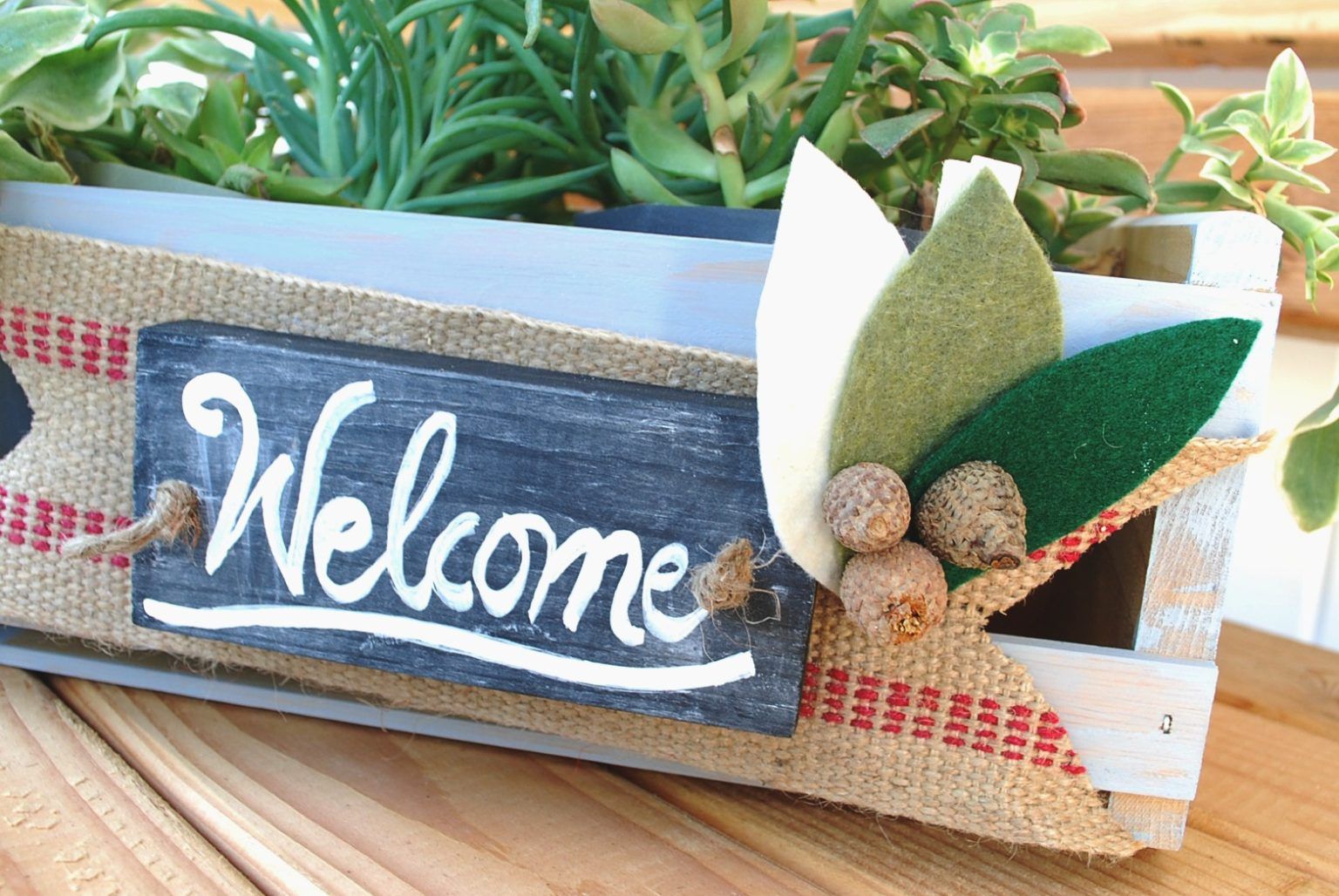 DIY Burlap-Trimmed Chalkboard Label – REASONS TO SKIP THE HOUSEWORK