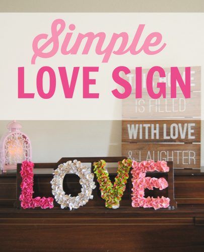 Love Sign – REASONS TO SKIP THE HOUSEWORK