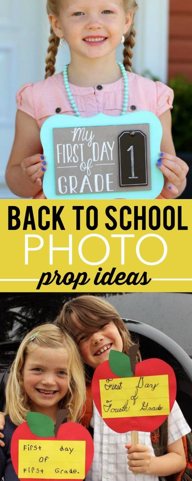 Back To School Photo Props – REASONS TO SKIP THE HOUSEWORK