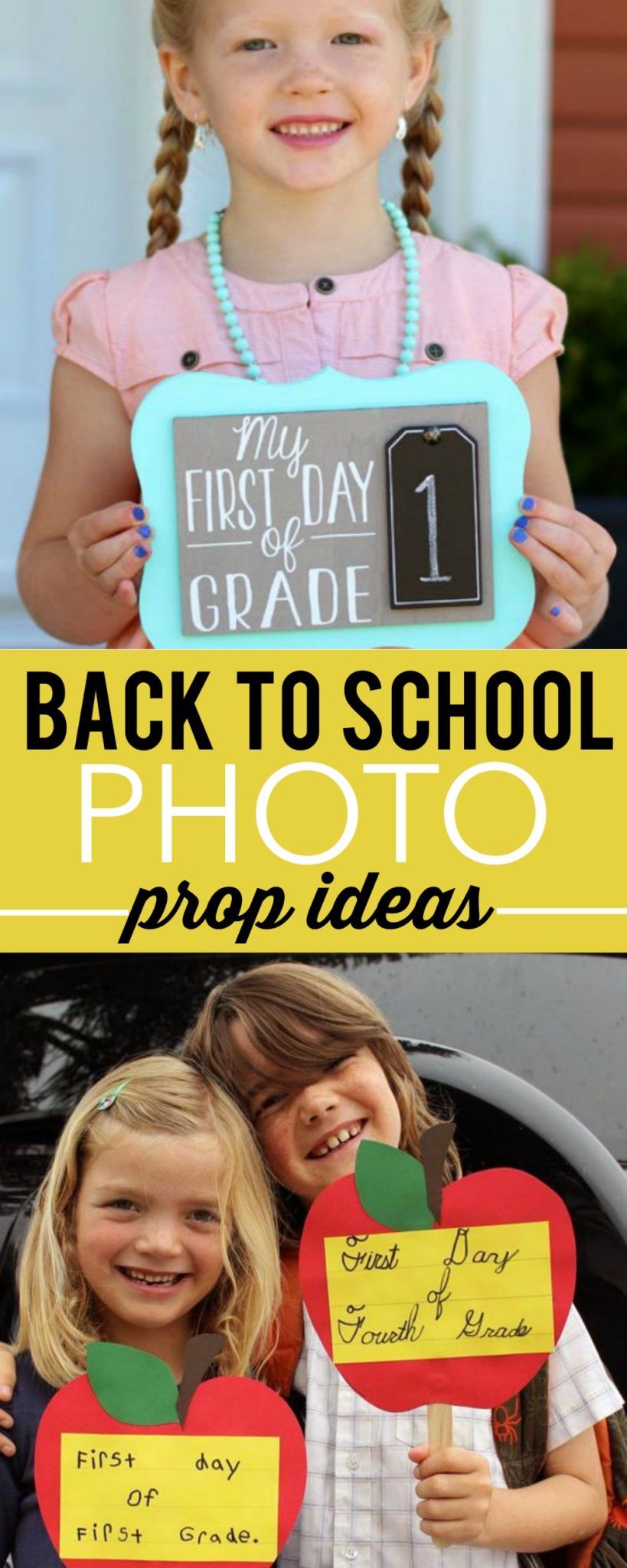 Back To School Photo Props – REASONS TO SKIP THE HOUSEWORK