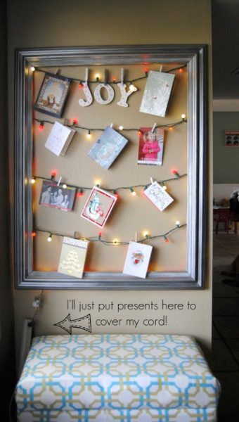 25 Holiday Card Displays – REASONS TO SKIP THE HOUSEWORK