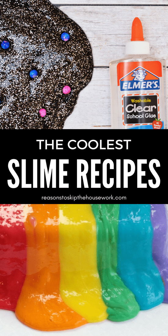 Simple Slime Recipes – REASONS TO SKIP THE HOUSEWORK