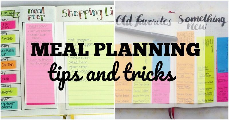 Meal Planning Tips and Tricks to make things a little easier
